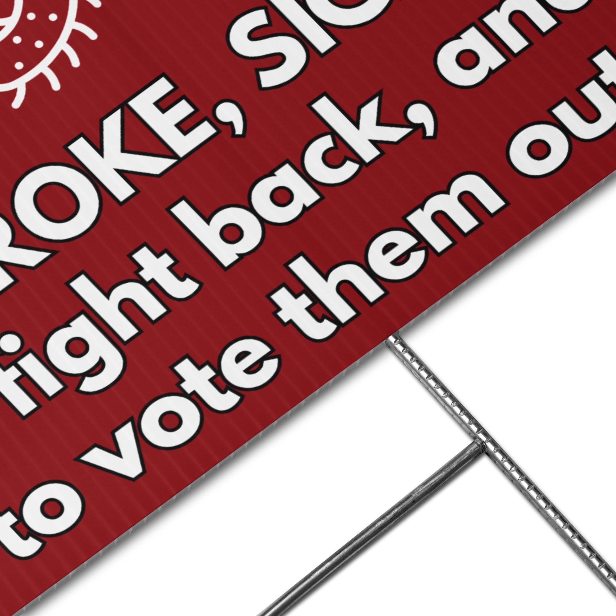 GOP Strategy Oppression Protest Sign Anti Trump Corruption Political ...