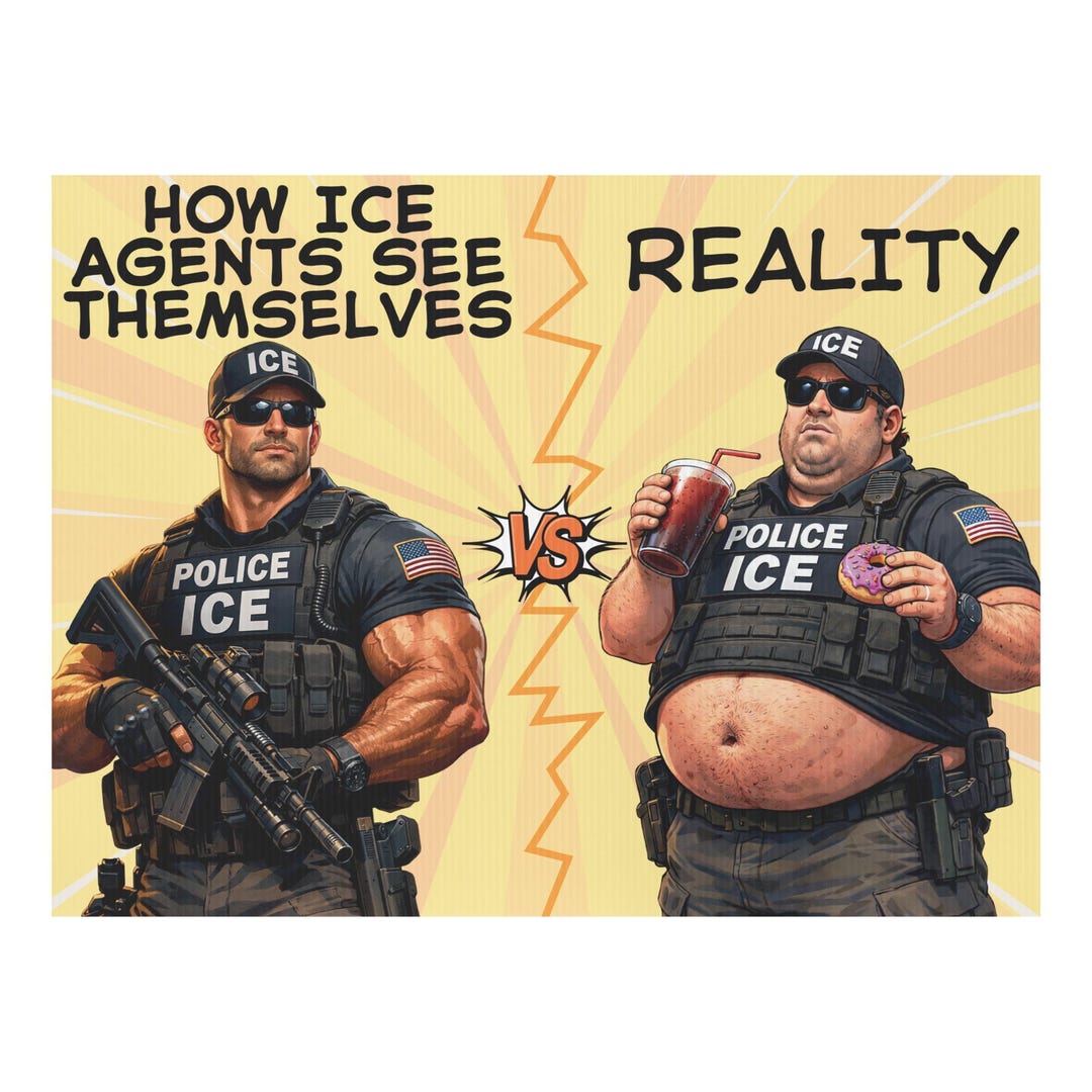 Printable Anti ICE Protest Sign Funny Anti Authoritarian Fascism ...
