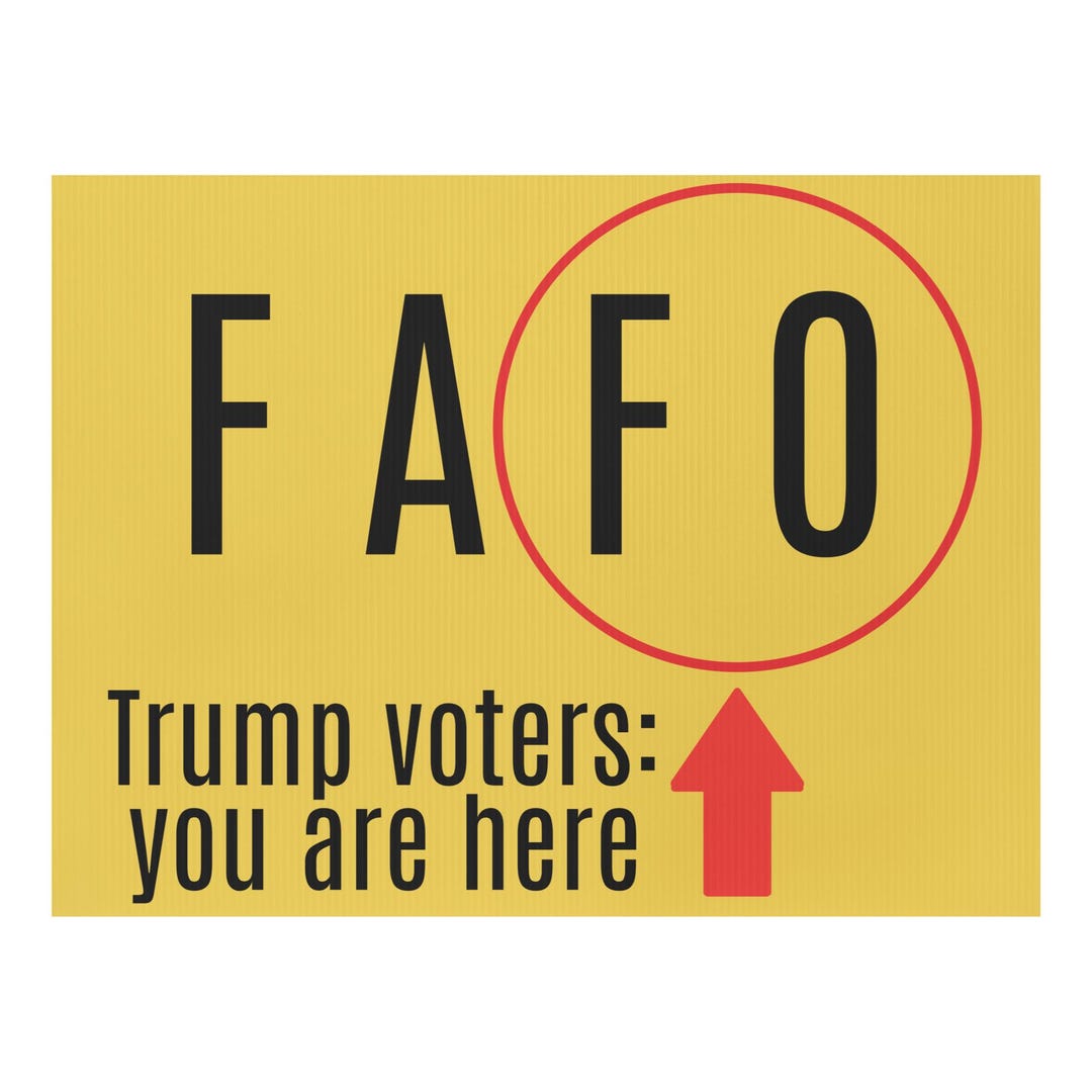 FAFO Sign Instant Download Sign Printable Protest Sign Anti Trumpfuck ...