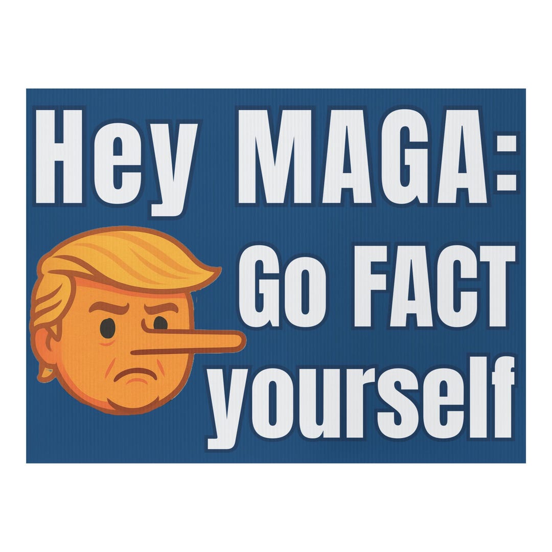 PRINTABLE Instant Anti Trump Sign for Protest March Anti MAGA Sign ...