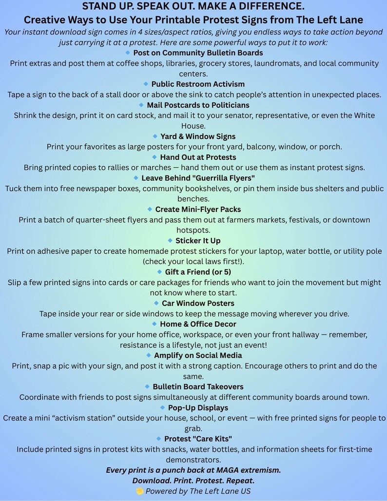 Printable Freedom From Political Persecution Tombstone Protest Sign ...