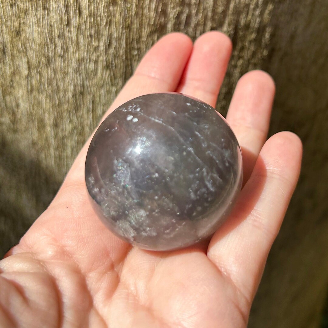 Fluorite Sphere Carving, Sphere, Crystals and Gemstones, Natural ...