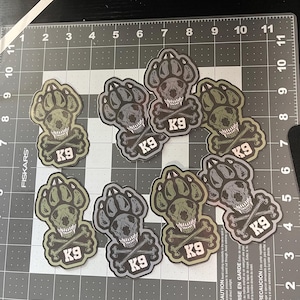 Military Working Dog K9 Logo Sticker - Etsy