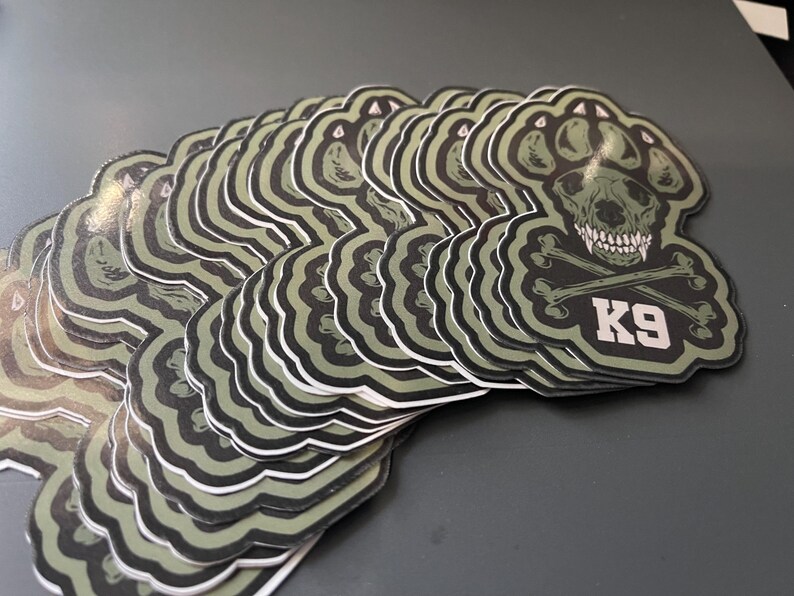 Military Working Dog K9 Logo Sticker - Etsy