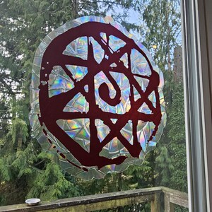 FMA Anime Window Sticker Suncatcher Decal Homunculus | Transfiguration ...