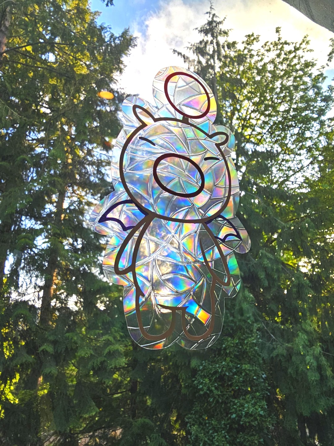 Moogle Window Cling Suncatcher Sticker - Etsy