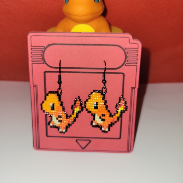 Charmander Pixel Art - Etsy