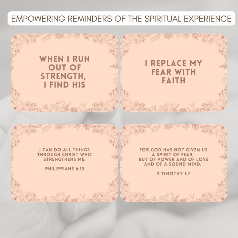 Set of 30 Positive Birth Affirmations | Printable Cards | Christian ...