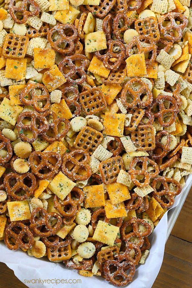 Ranch Chex Mix Recipe: Easy Homemade Snack (PDF) - Etsy