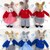 7 18cm White Rabbit in Wonderland Knitting Pattern Knitted Flat on 2 ...