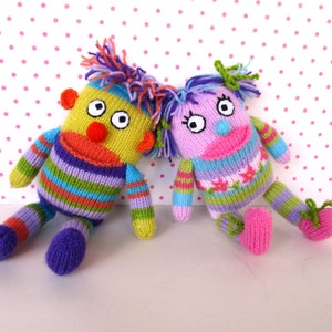 Little Worry Monsters, 10'' Worry Eater, Toy Knitting Pattern, Worry ...