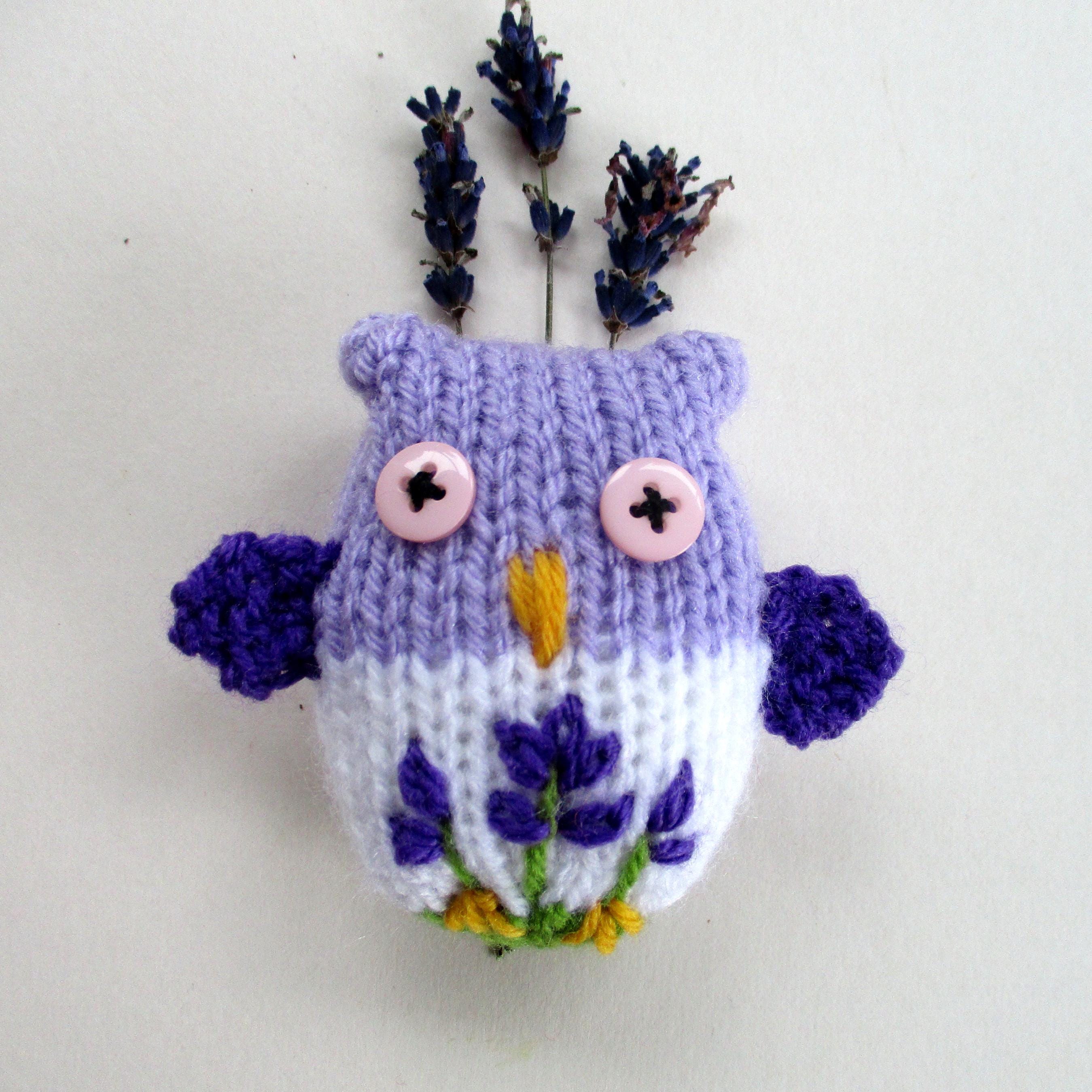 10 TINY OWLS - 3'' (7cm) Owls Quick and Easy to Make. Lavender Sachet ...