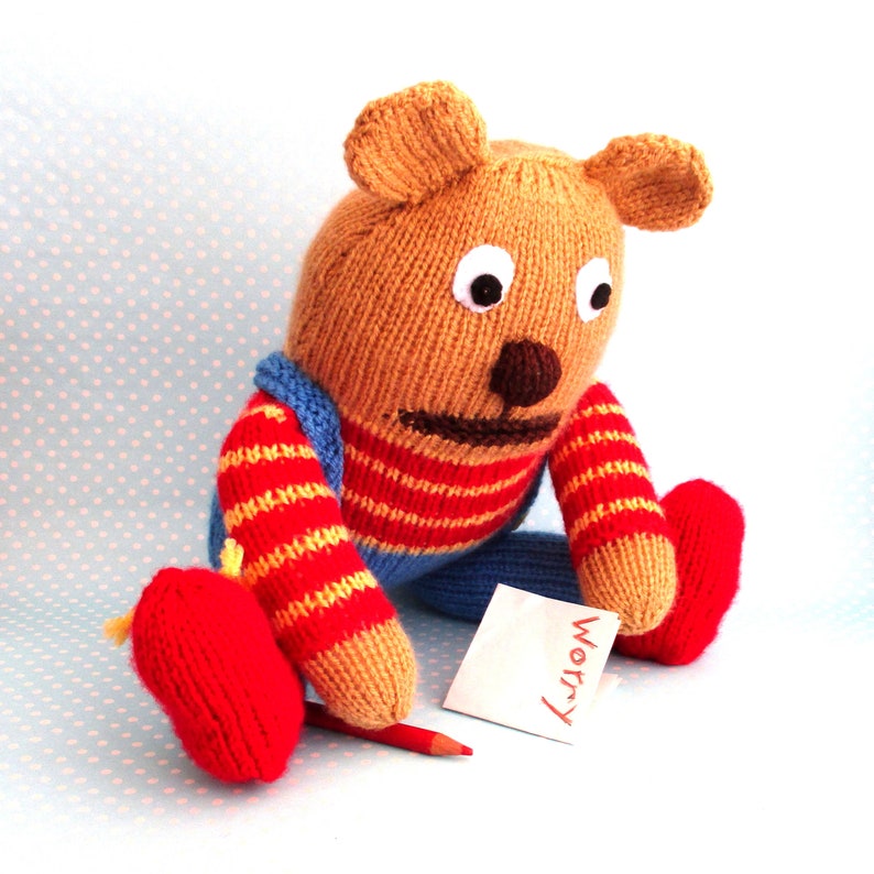 Worry Monster - Knitting Pattern - 10" (25cm)worry Eater - DK Yarn, 2 ...
