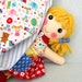 Little Dolly 11 28cm Rag Doll Sewing Pattern 3 Skirts Easy to Make Toy ...
