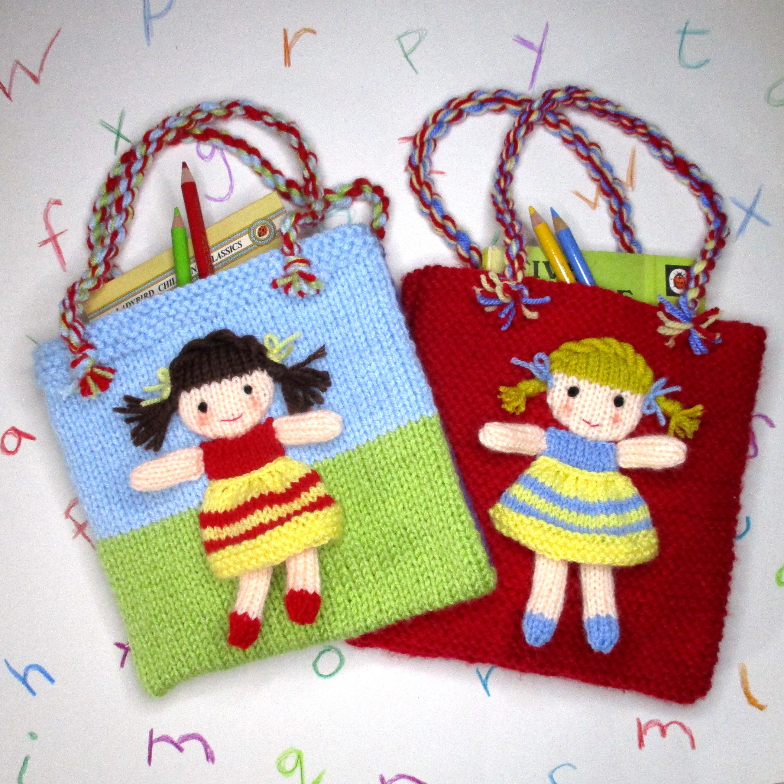 Little Doll on a Bag - 6'' Dolly - 7" Bag - Children's Bags, Fun Bags ...