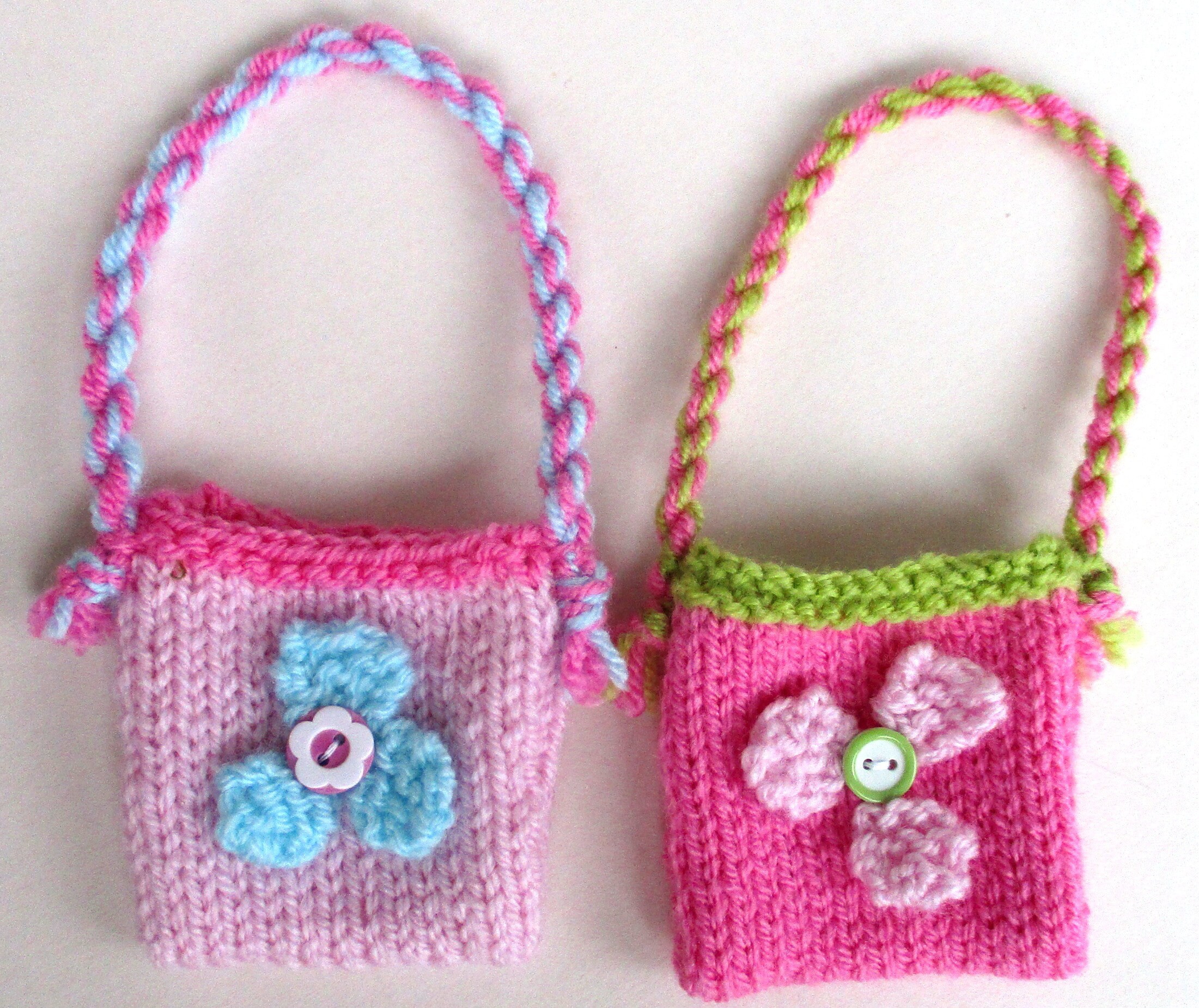 Polly and Kate - 13" (33cm), Knitted Flat on 2 Needles - DK YARN ...