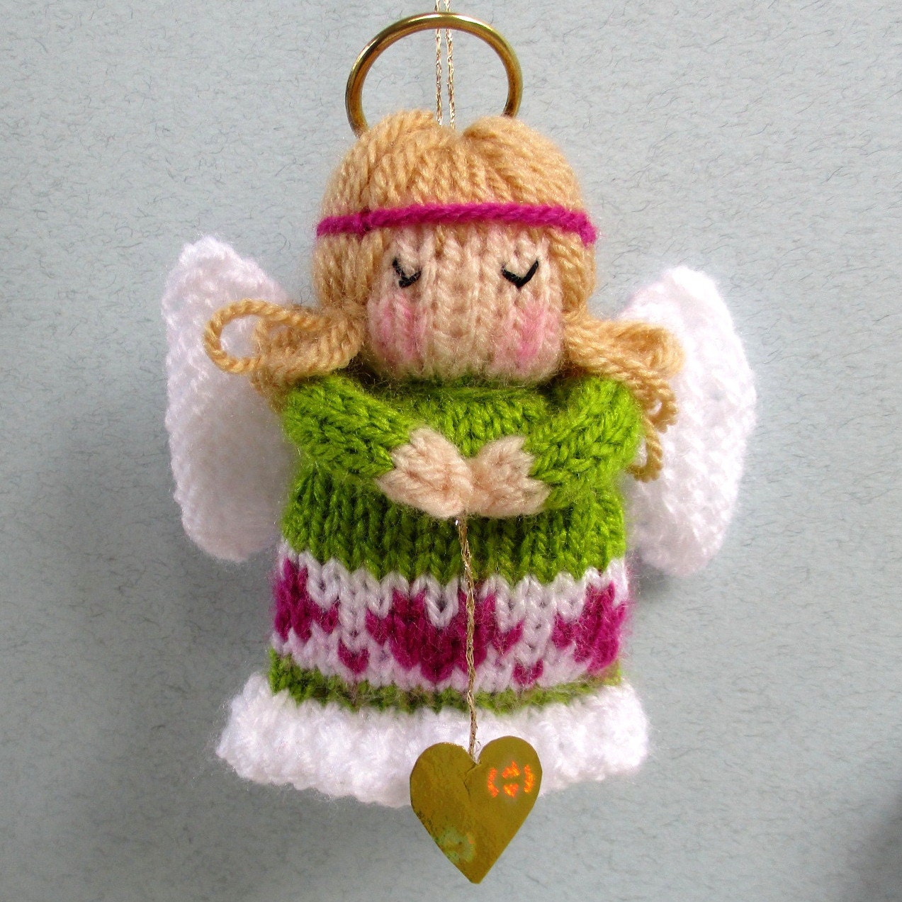 LITTLE ANGELS 4 10cm Angel Knitting Pattern - Etsy UK