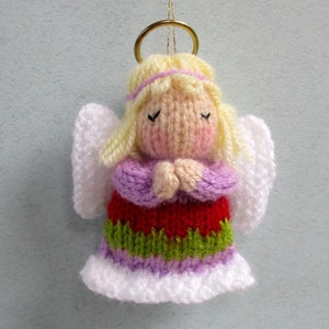 LITTLE ANGELS - 4" (10cm) - Angel Knitting Pattern, Christmas ...