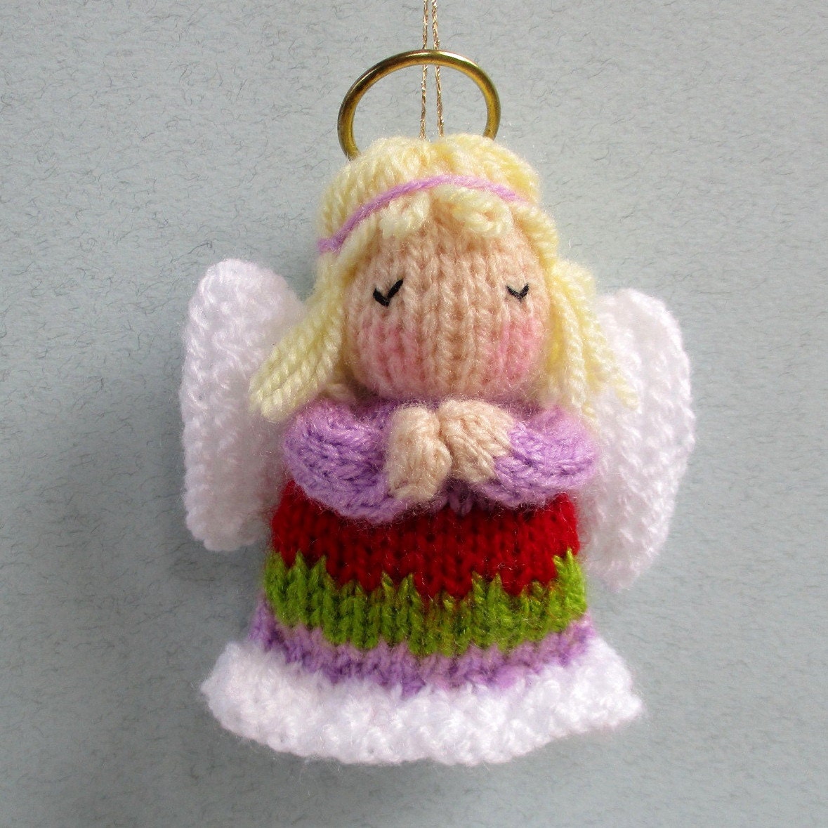 LITTLE ANGELS - 4" (10cm) - Angel Knitting Pattern, Christmas ...