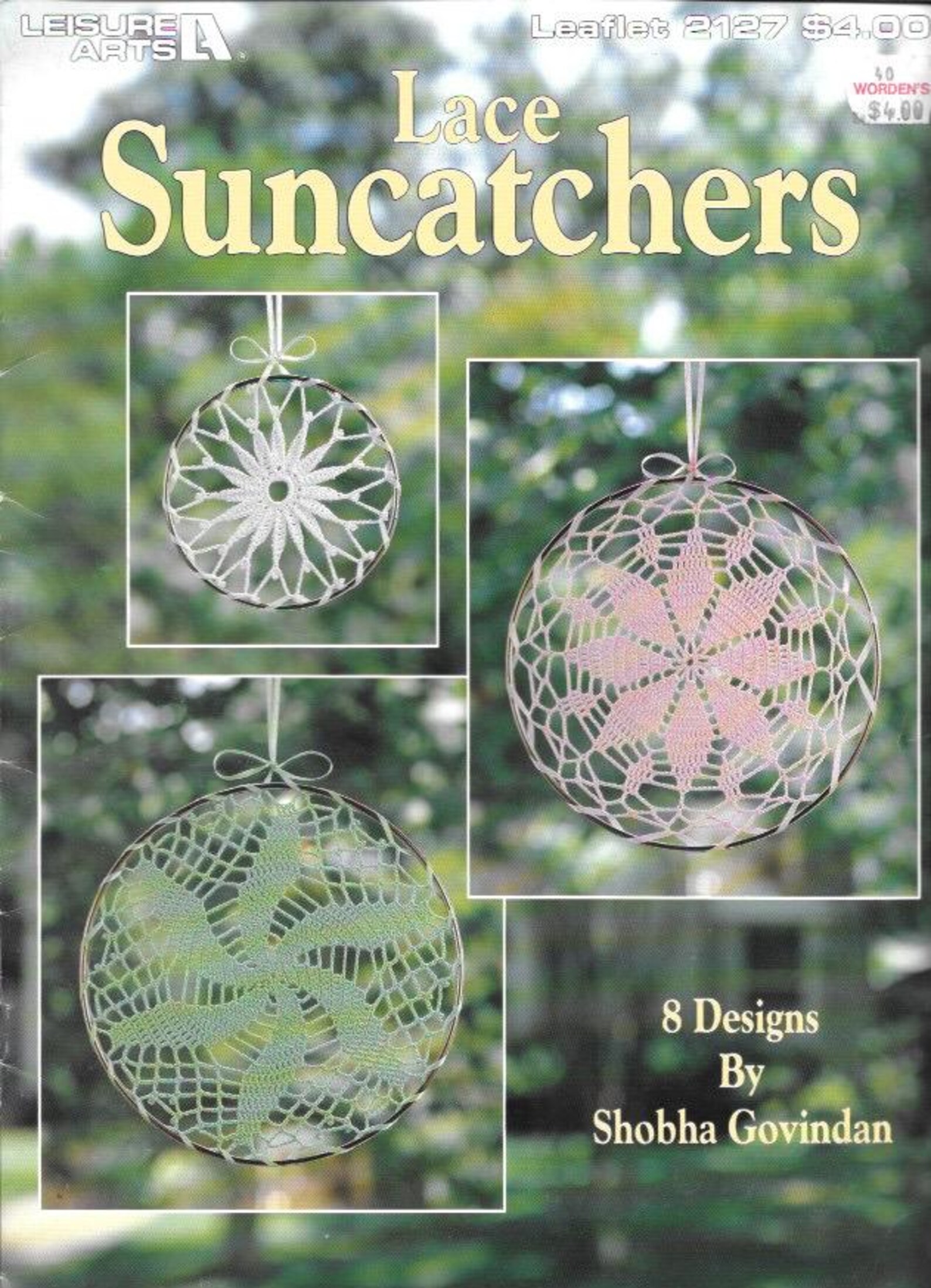 Vintage Lace Crochet Suncatchers Dreamcatchers Snowflakes Christmas ...