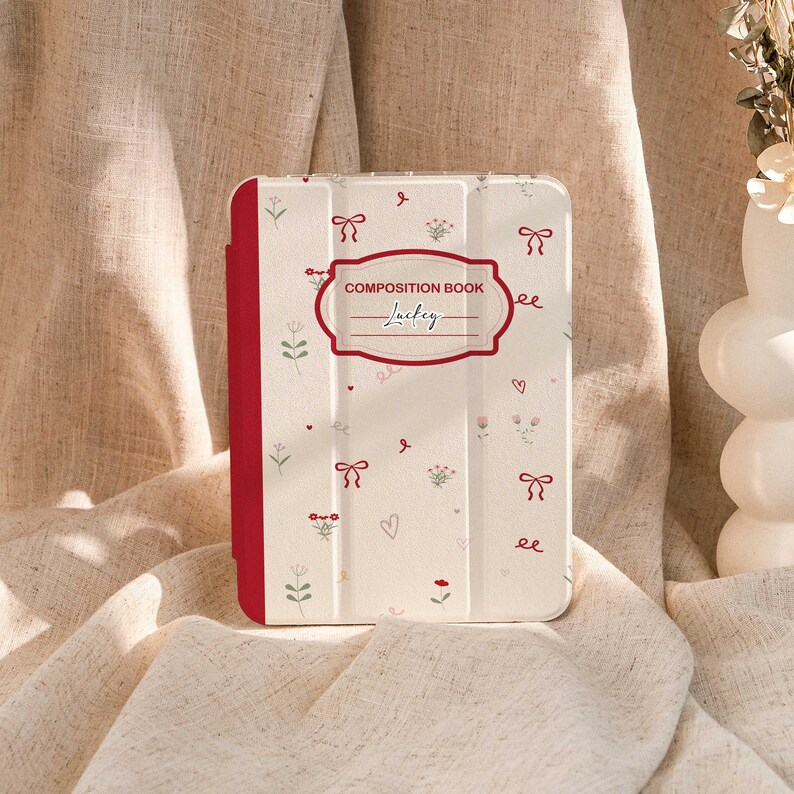 Composition Book iPad Case With Pencil Holder: Sweet Moment Design - Etsy