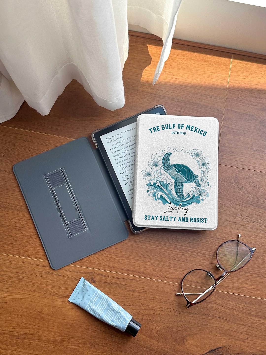 Gulf of Mexico Turtle Kindle Paperwhite Case With Strap - Etsy