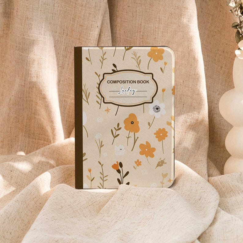 Floral iPad Case With Pencil Holder: Book or Flip Style, Auto Wake ...