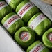 Vintage Box of 12 Balls of Lime Green Thread for Embroidery and Darning ...