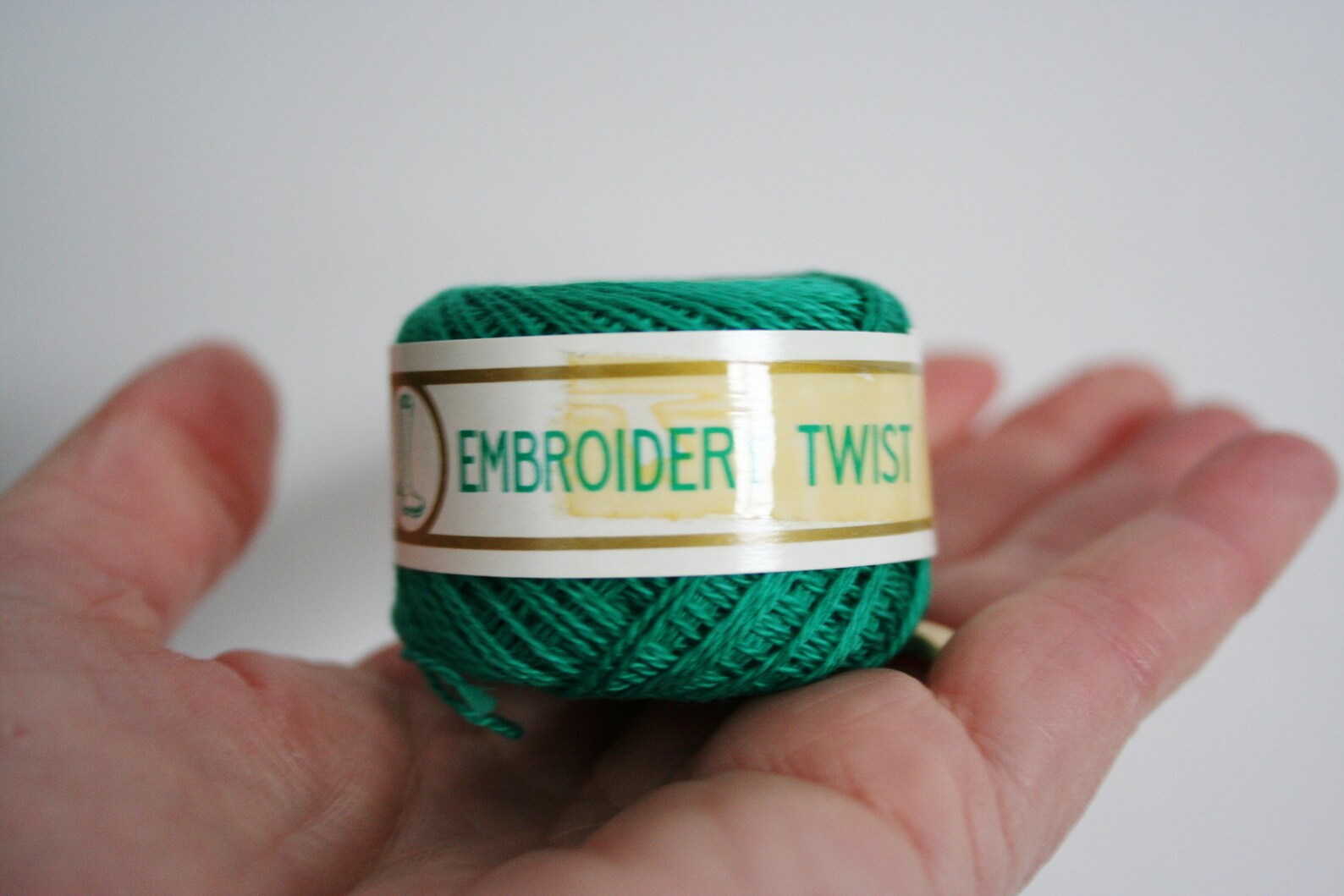 Vintage Box of 10 Balls of Emerald Green Thread for Embroidery EXTRA ...