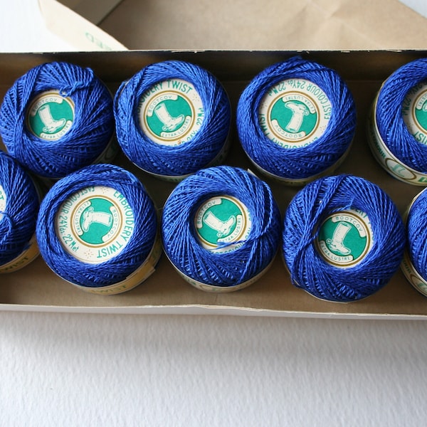 Royal Blue Embroidery Thread - Etsy