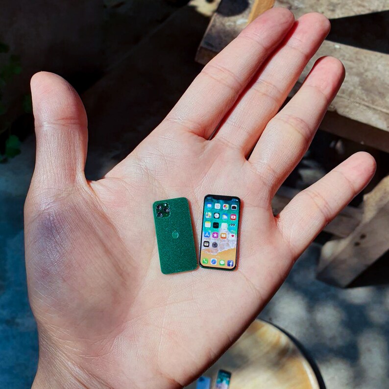 New iPhone 11 Pro Max Midnight Green Toy Miniature Scale 1:6 | Etsy