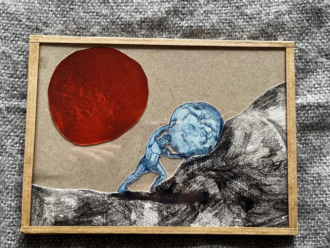 Sisyphus in Auvergne - Tetrapack Engraving, Linocut and Kitchen ...