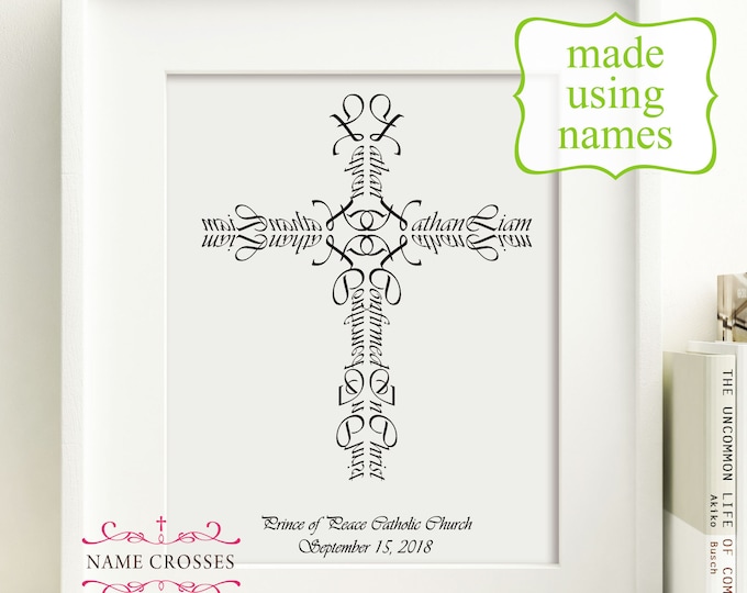 Fearless Cross for Girls and Women, Personalized Confirmation Gift ...