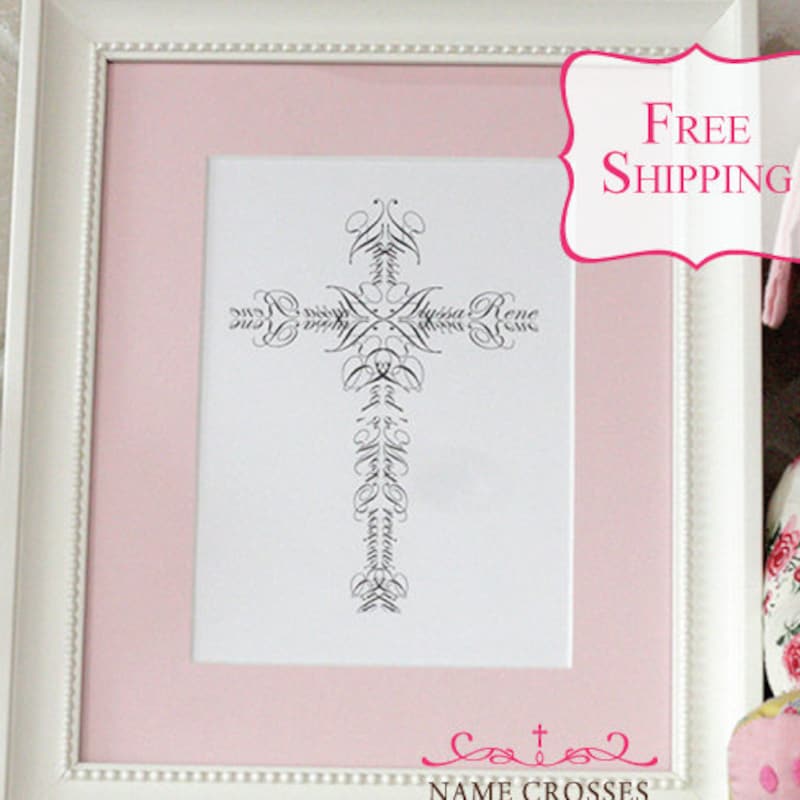 Baptism Cross - Etsy