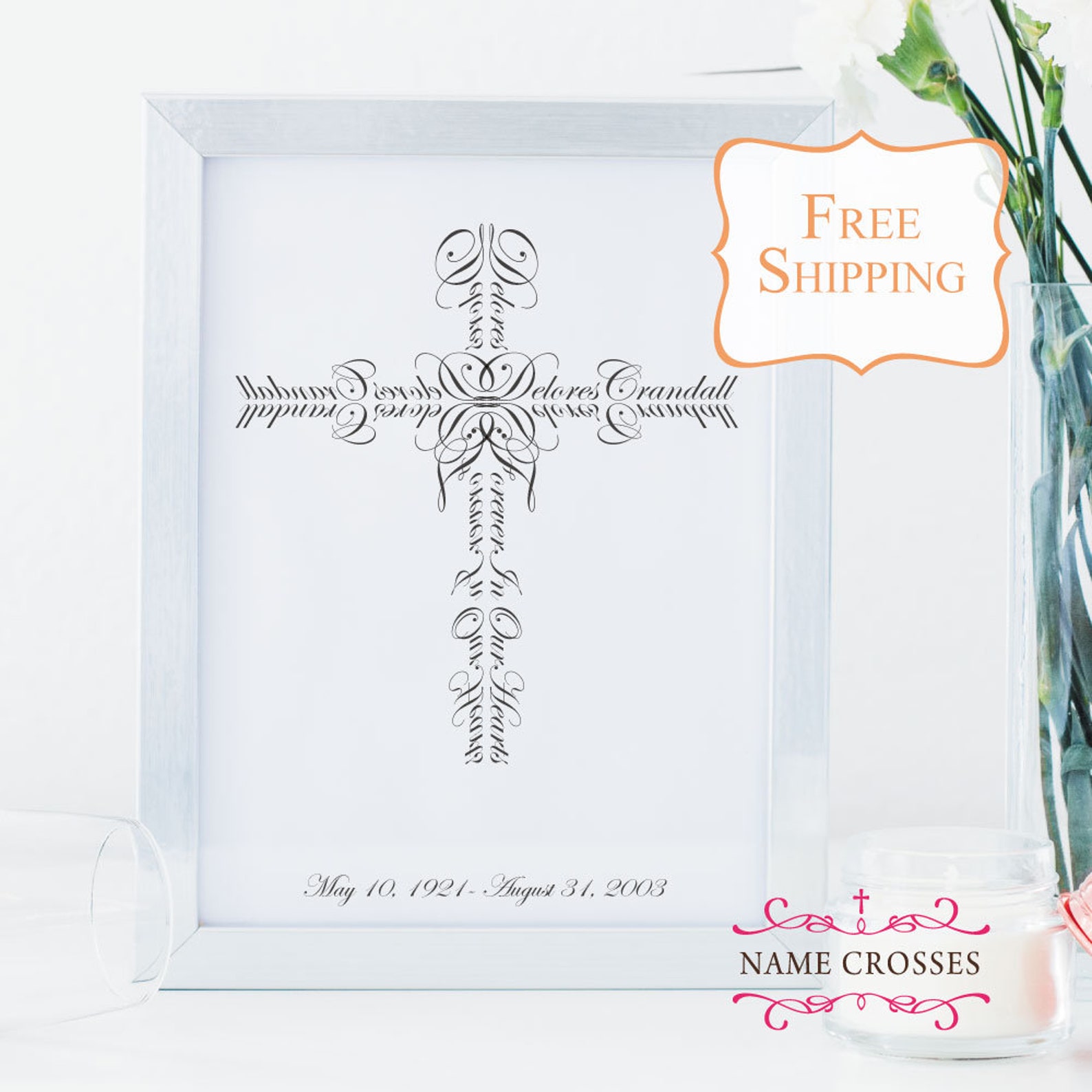 Bereavement Sympathy Gift Cross Condolence Gift | Etsy