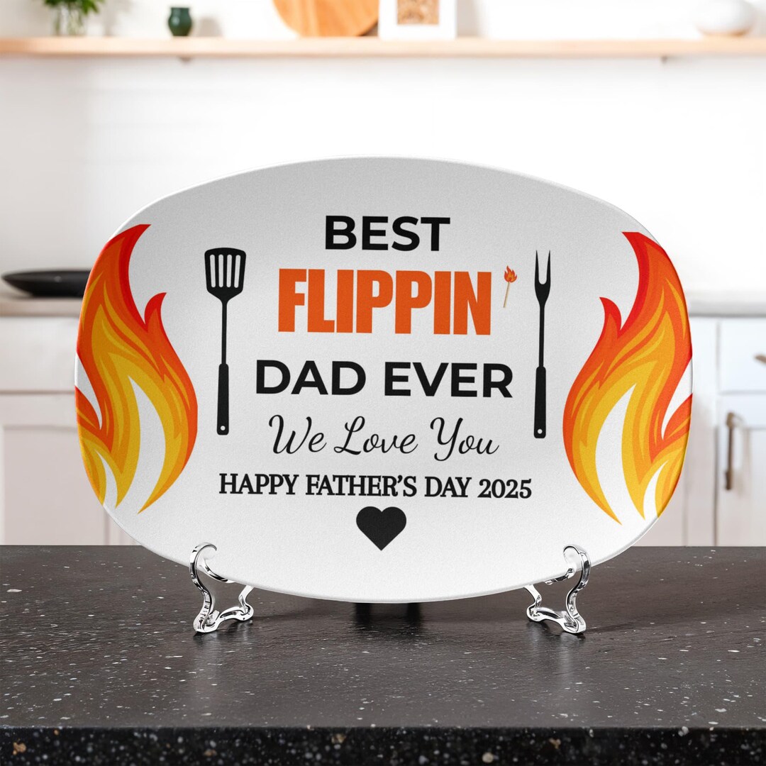 Best Flippin' Dad Ever | Father's Day, Gift for Dad | Custom 10" X 14 ...