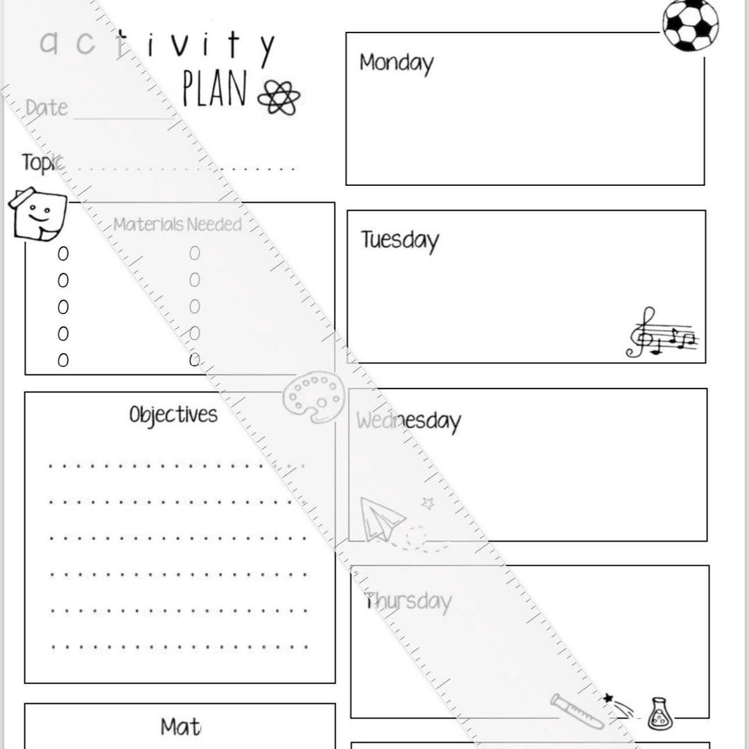 Daily Planning Paperwork Templates - Etsy