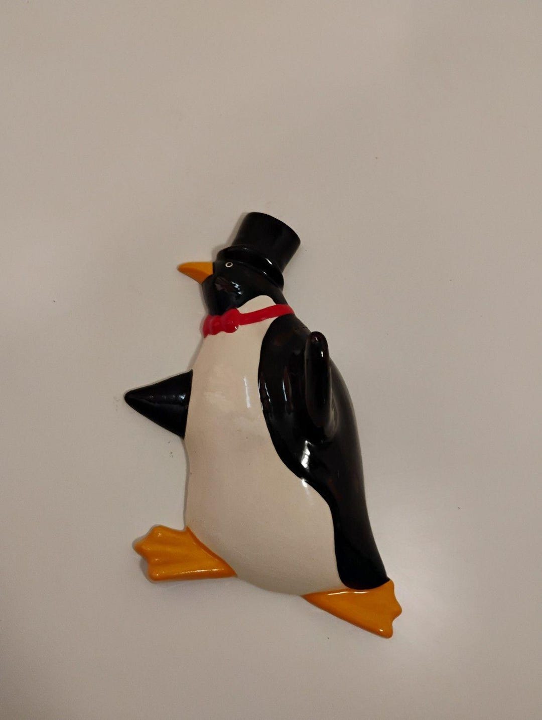 Vintage Ceramic Penguin Wall Hanging Plaque - Etsy