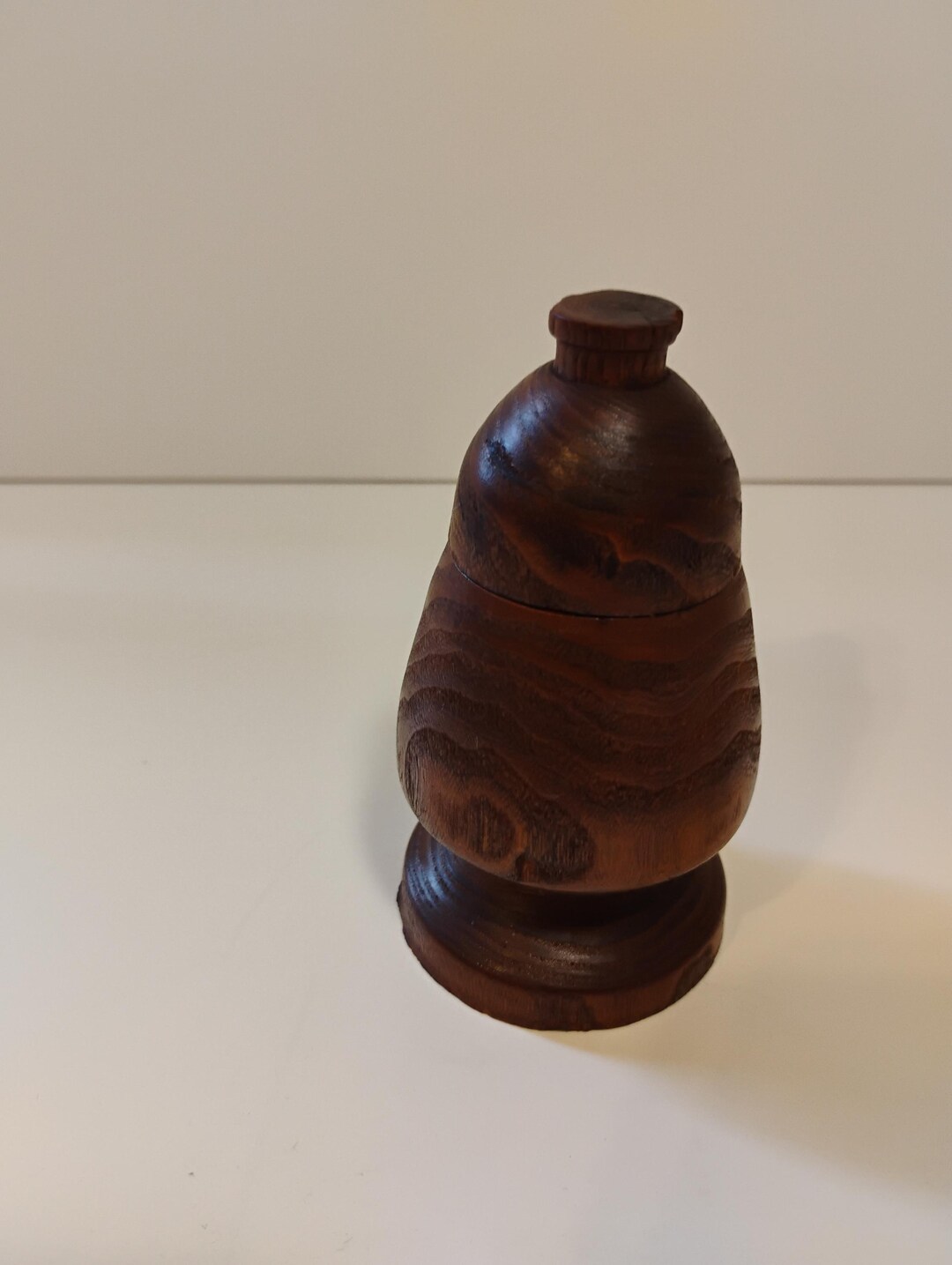 Hand Turned Wood Salt Cellar - Etsy