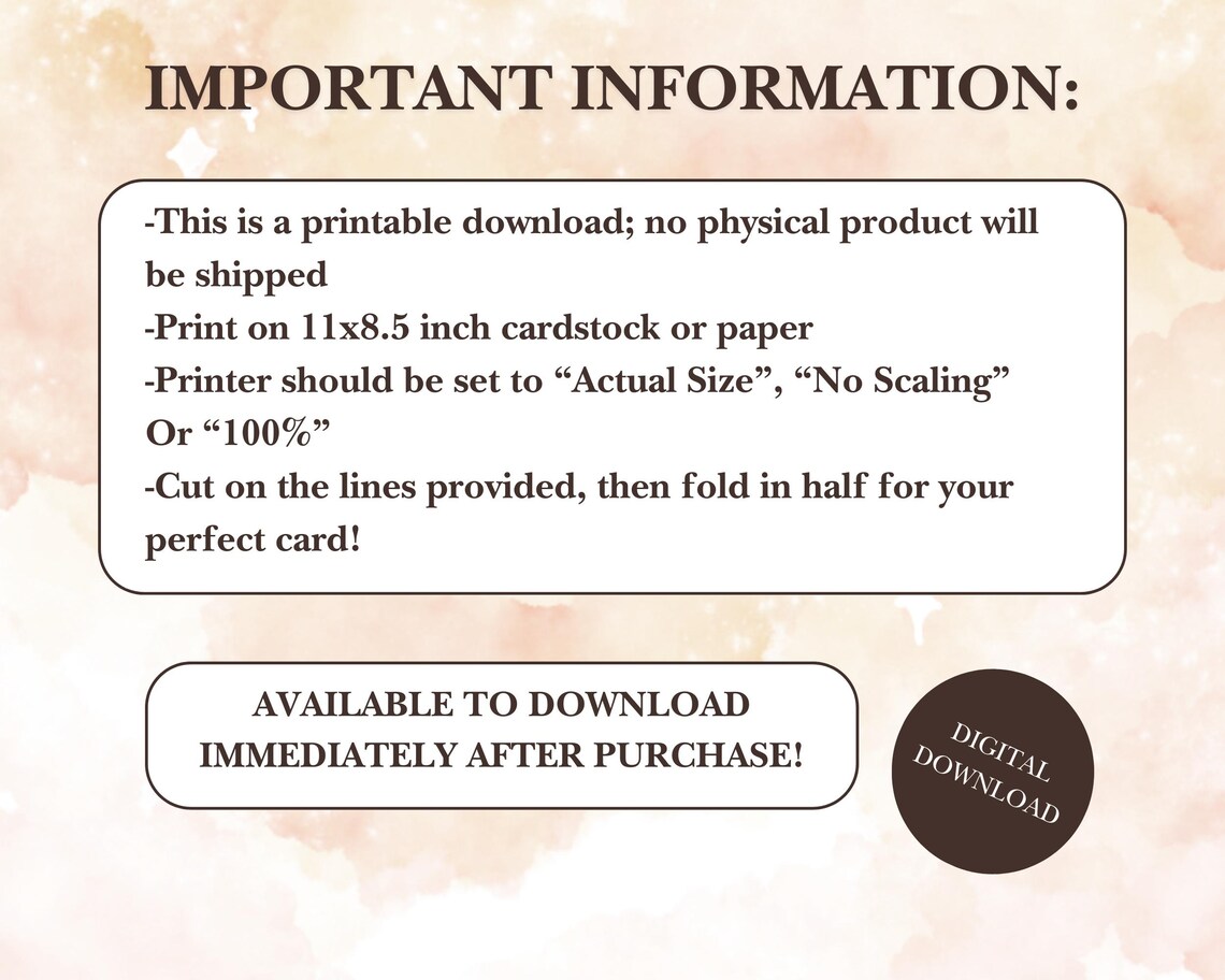 Printable New Year's Card, Capybara Holiday Card, Digital New Year Card ...