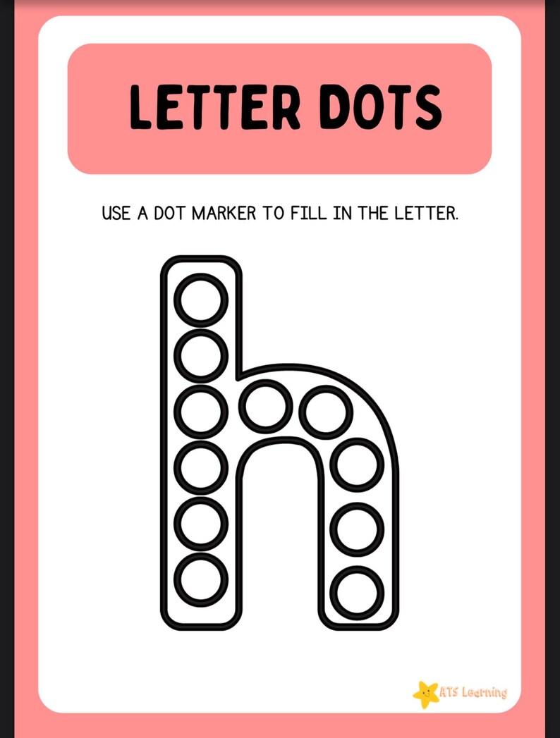 Toddlers + Preschool Learning | Letter Recognition & Phonics Dot Marker ...