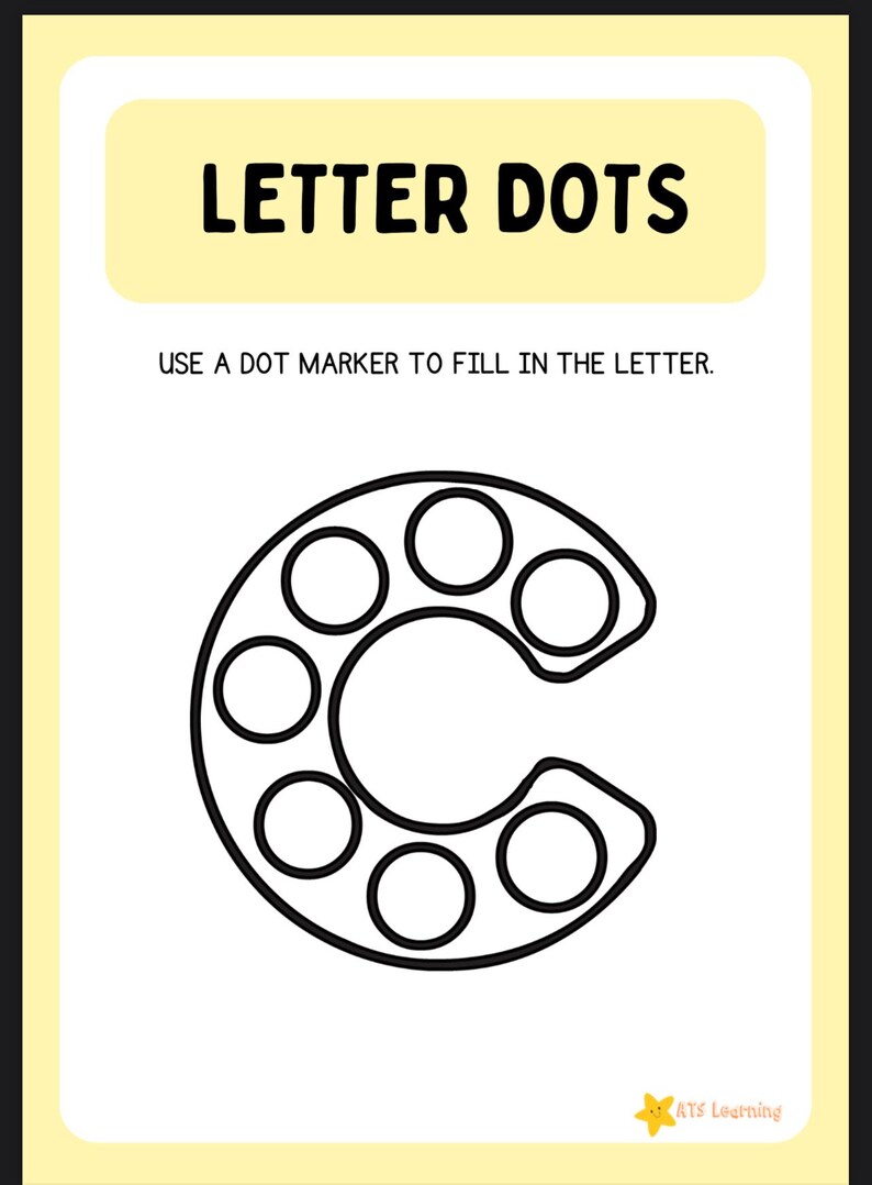 Toddlers + Preschool Learning | Letter Recognition & Phonics Dot Marker ...