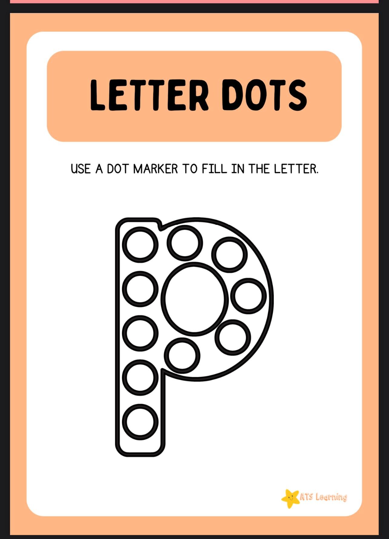 Toddlers + Preschool Learning | Letter Recognition & Phonics Dot Marker ...
