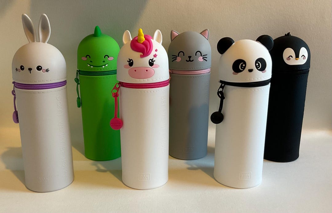 Legami Kawaii 2 in 1 Soft Silicone Character Pencil Case - Etsy UK