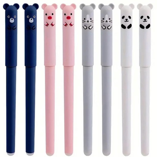 Animal Erasable Pens - Etsy UK