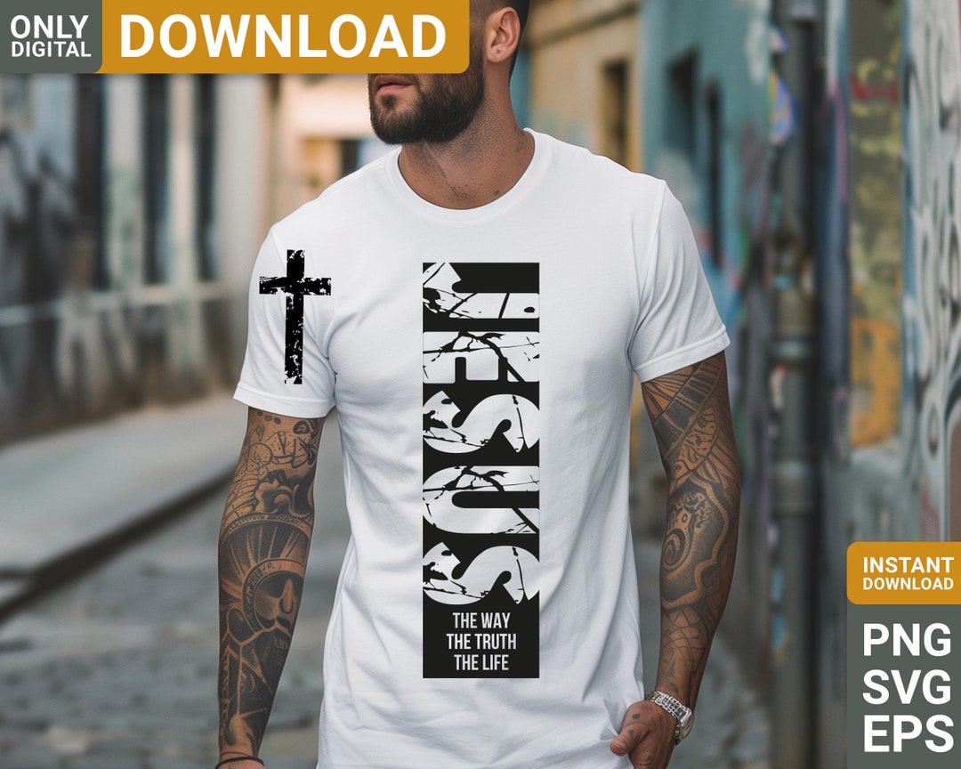Jesus Christian Design Svg Png , Christian Men, Faith Svg, Digital ...