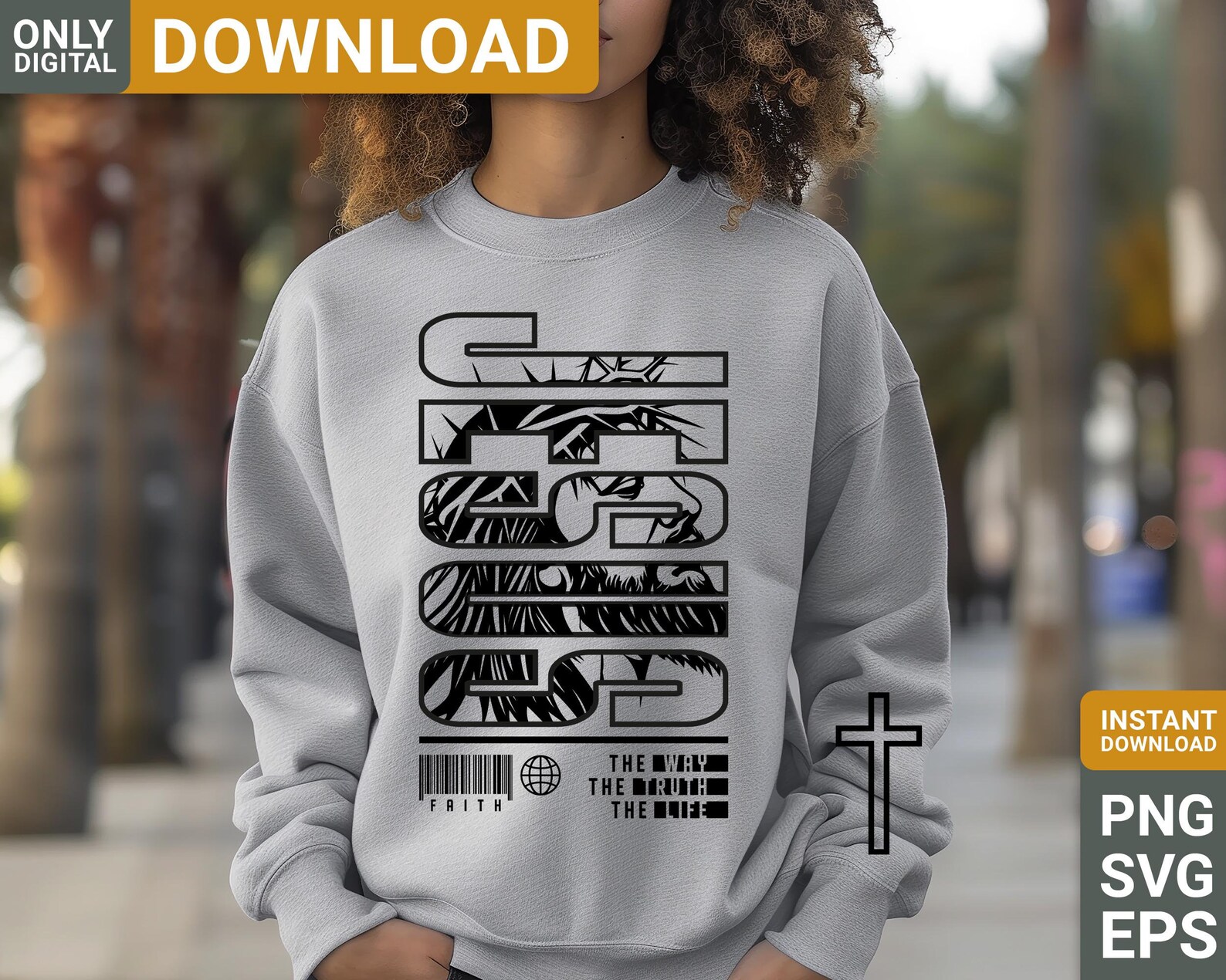 Jesus SVG PNG, Christian Shirt Design (digital Download) - Etsy