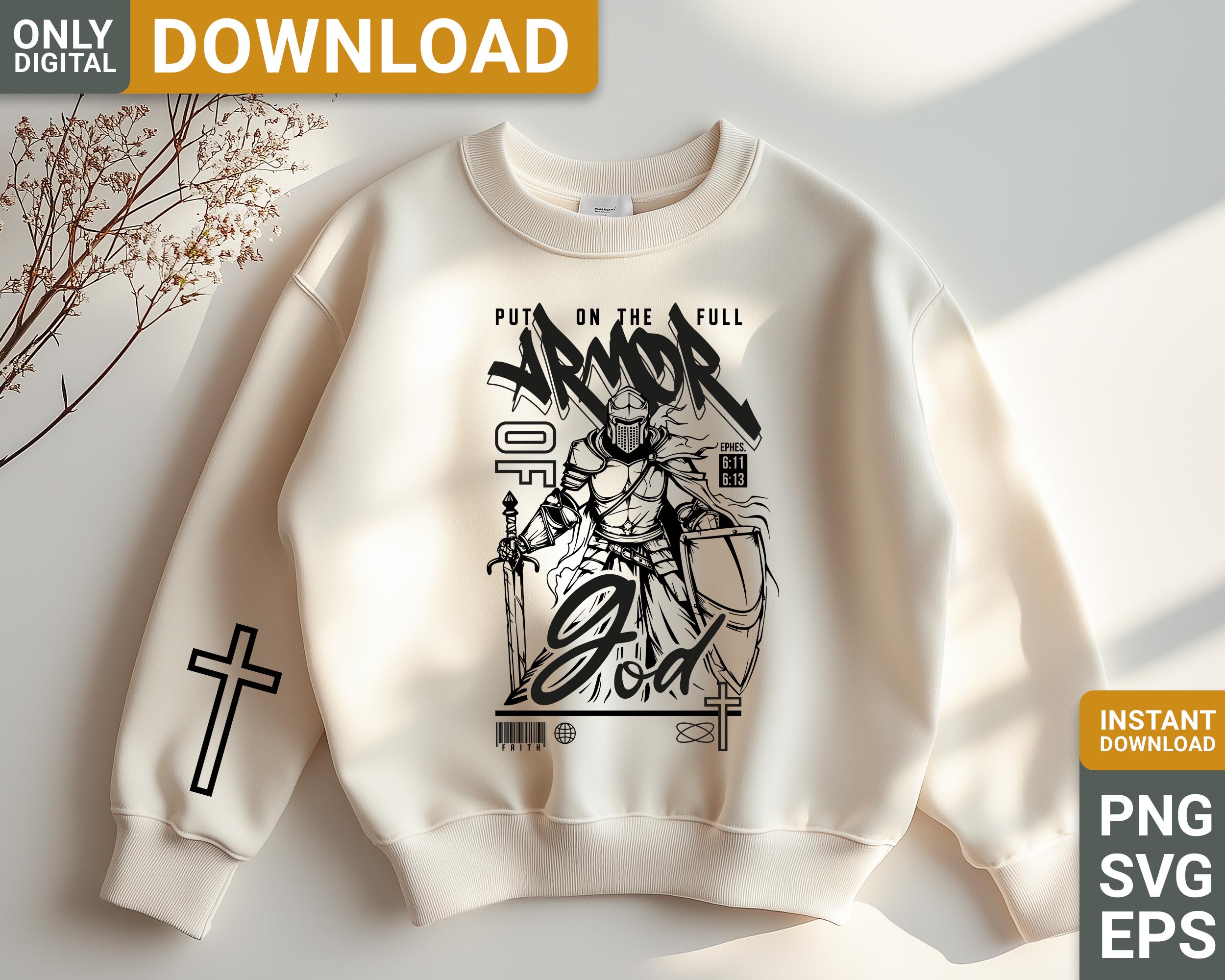 Pónganse toda la armadura de Dios SVG PNG, Armadura de Dios SVG ...