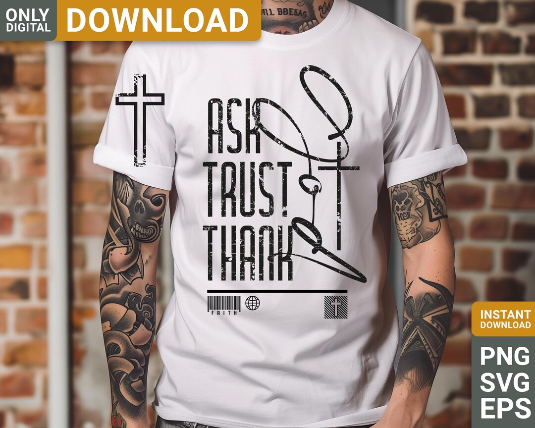 Christian Distressed Shirt Design Svg Png, Faith Svg, Religious Svg ...