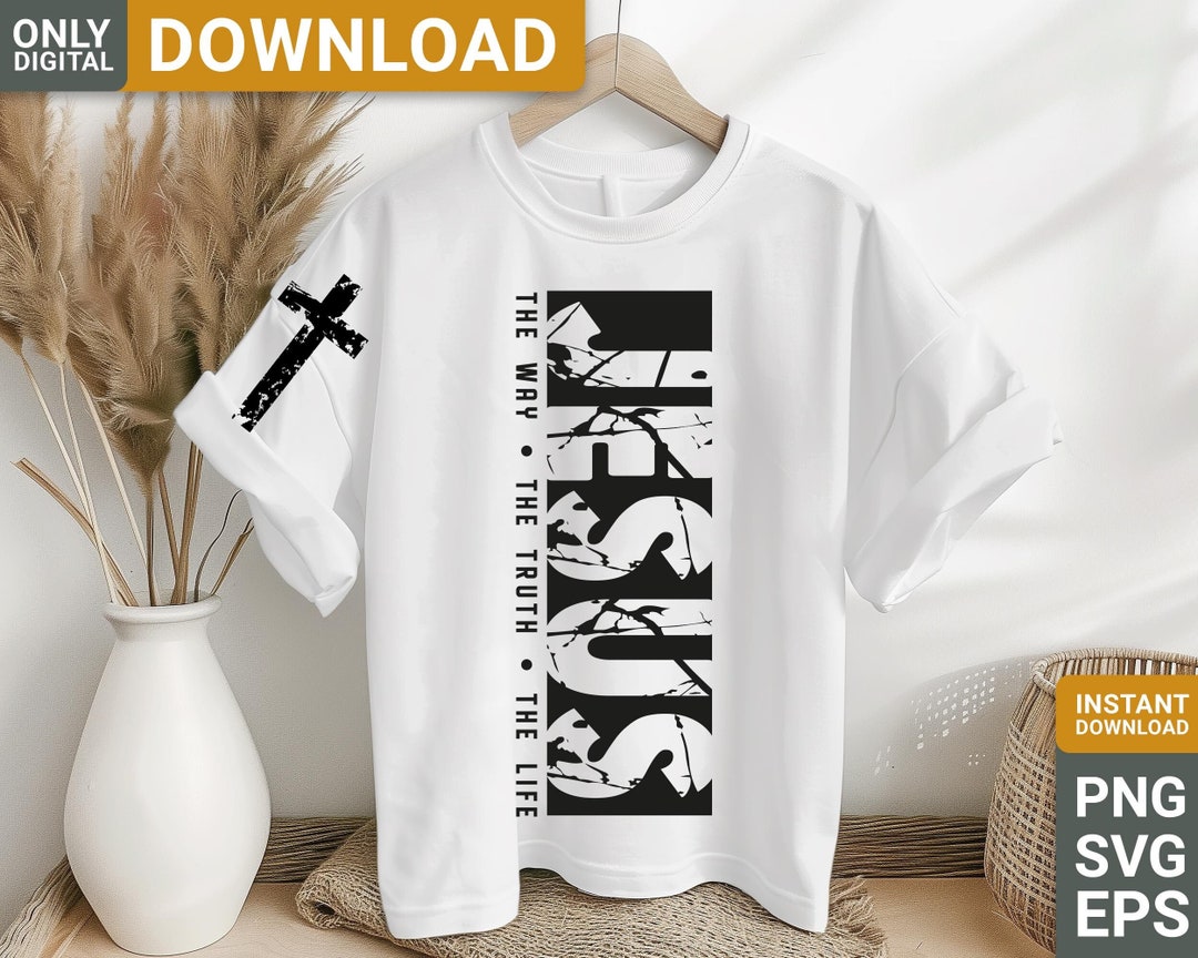 Jesus Christ SVG, Christian Shirt Design (digital Download) - Etsy